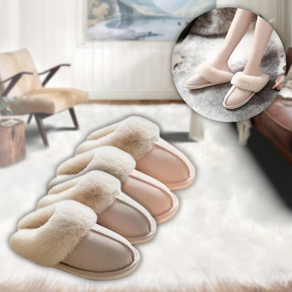 Ζεστές παντόφλες | FURRYSLIP – Superzebra.gr